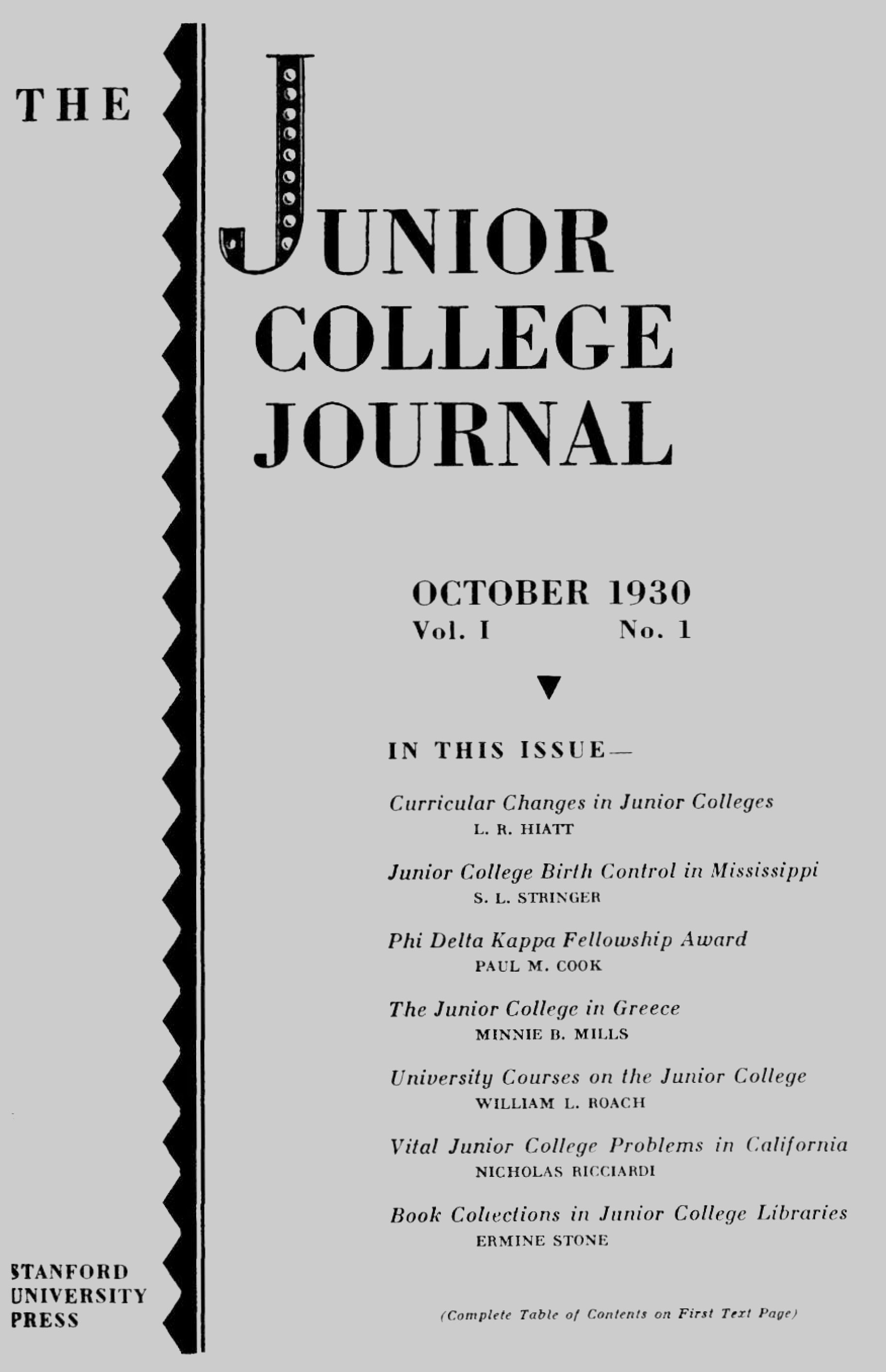 Community College Journal: Changing times - Community College Daily